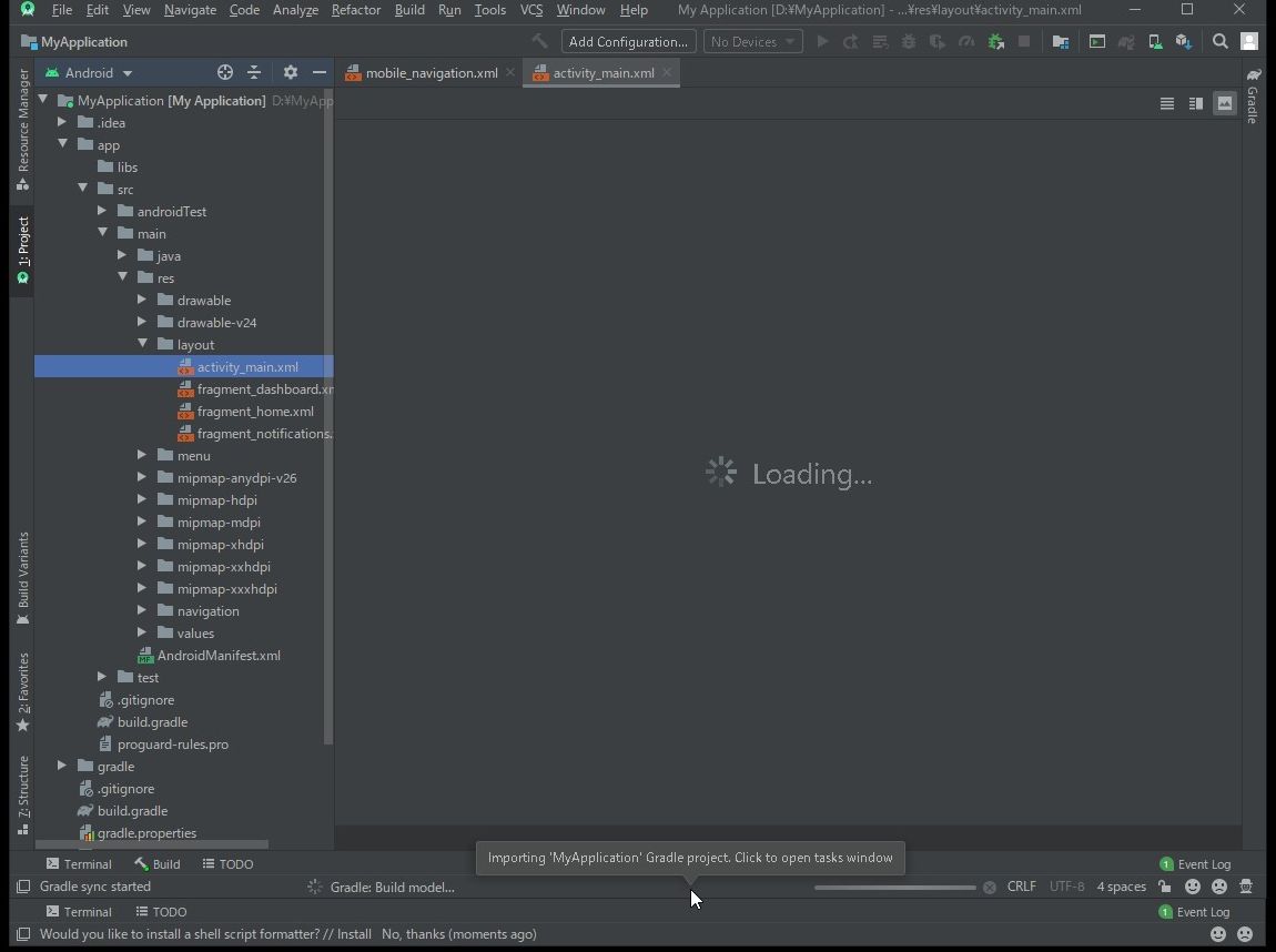 【Androidアプリ作成】新規作成とテンプレート選択について｜Android Studio | eguweb(エグウェブ)