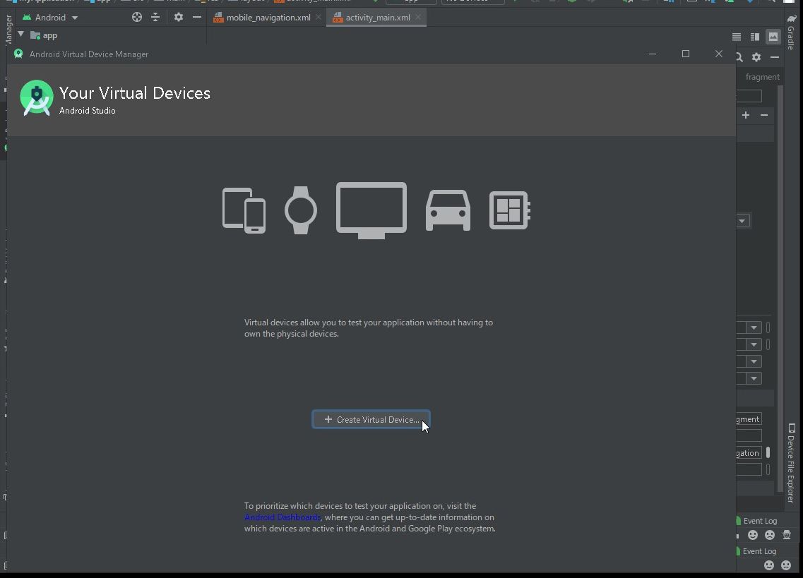 【Androidアプリ作成】新規作成とテンプレート選択について｜Android Studio | eguweb(エグウェブ)