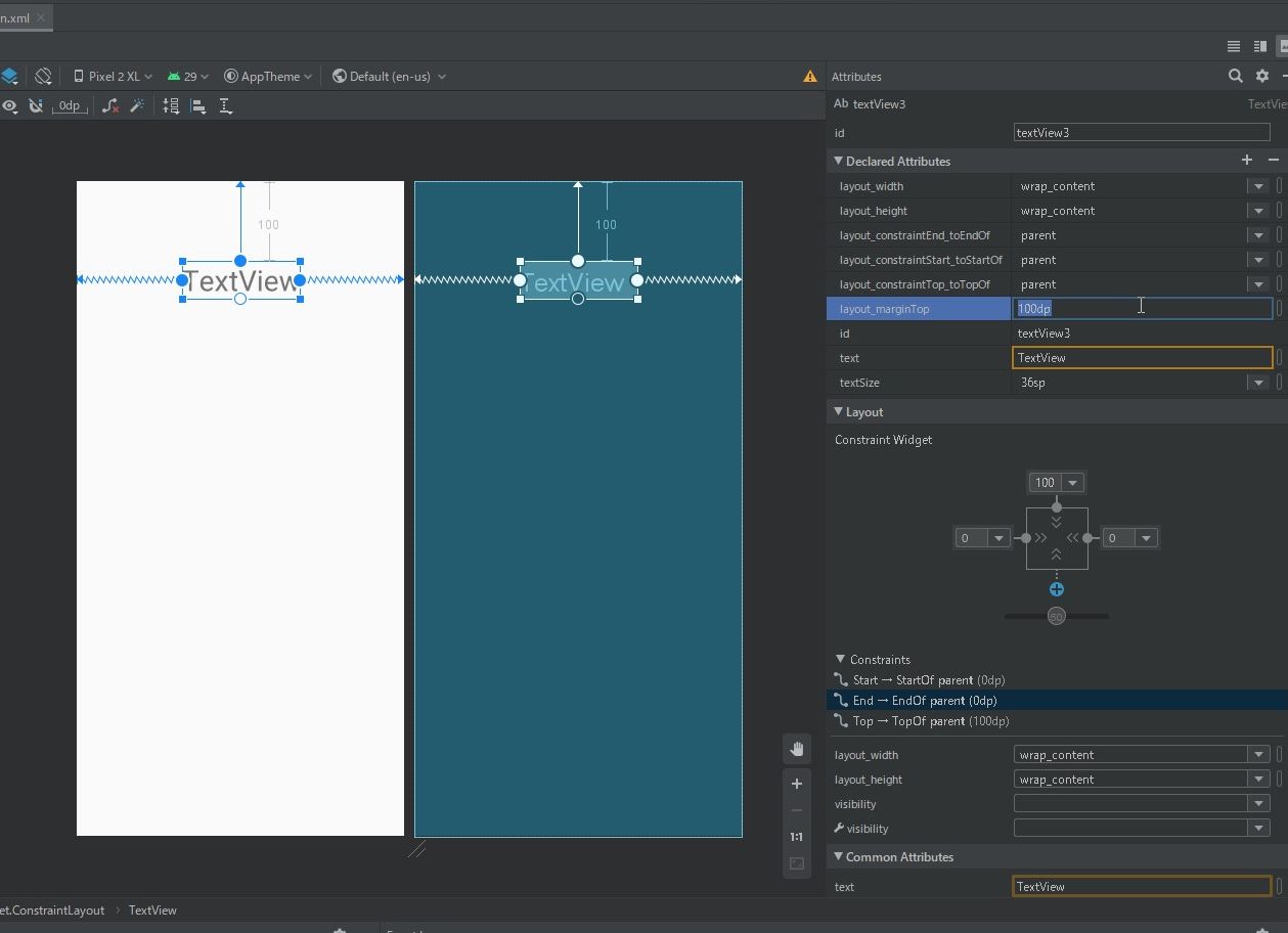 【Androidアプリ作成】layout(レイアウト)の作り方・使い方その2｜activity_main.xml | eguweb(エグウェブ)