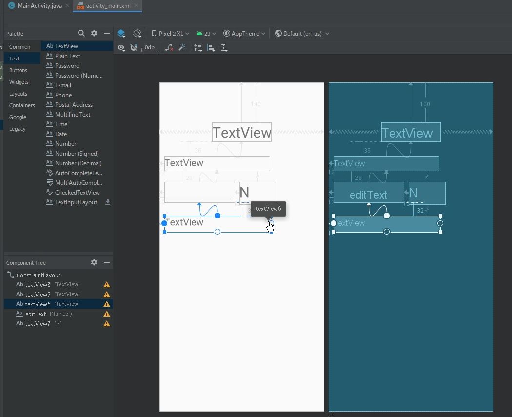 【Androidアプリ作成】layout(レイアウト)の作り方・使い方その2｜activity_main.xml | eguweb(エグウェブ)