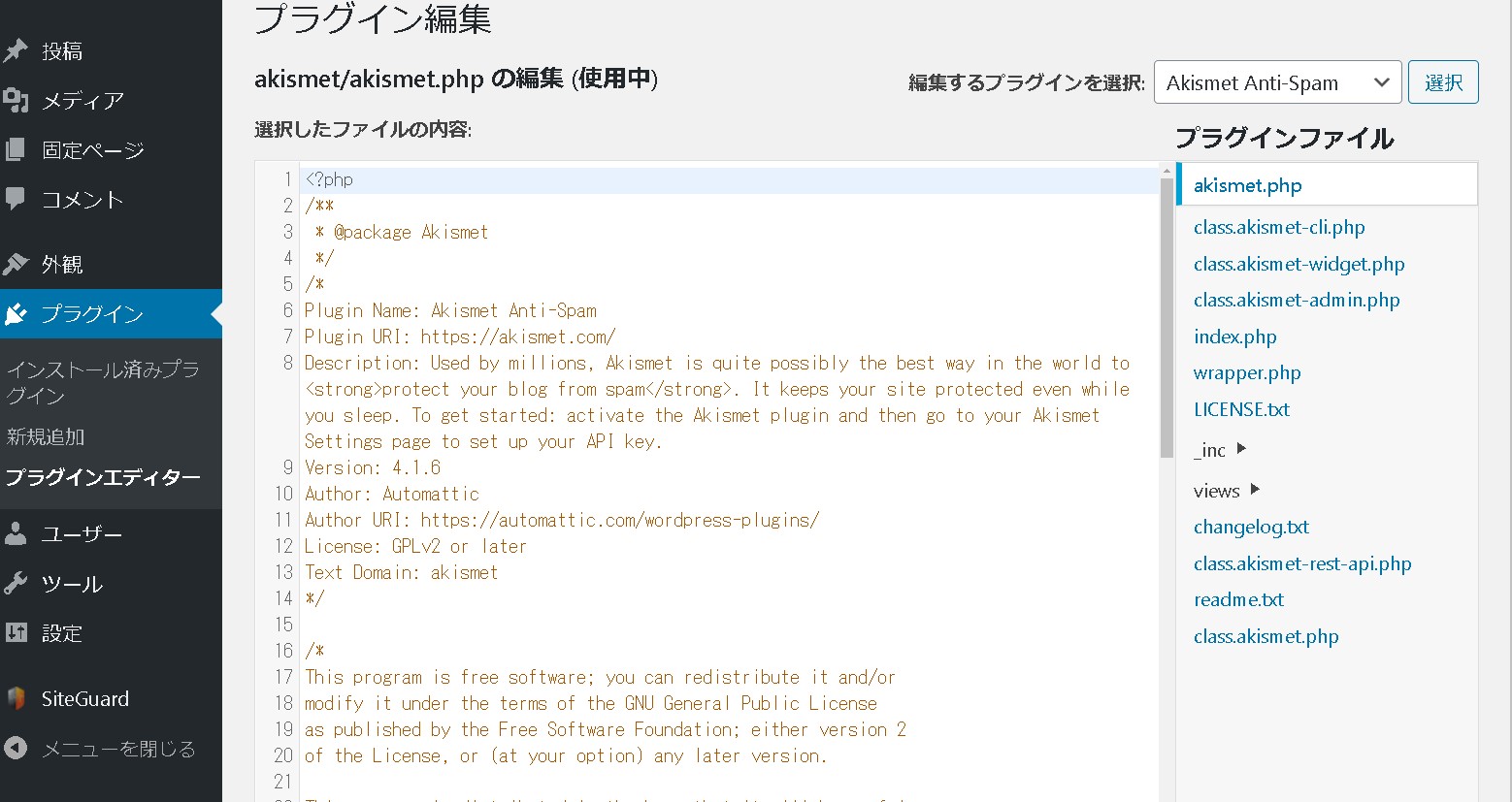 【WordPress(ワードプレス)】プラグインエディターでの直接更新は危険！｜T_CONSTANT_ENCAPSED_STRING | eguweb(エグウェブ)
