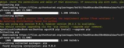 【python(パイソン)】pipアップグレード方法｜pip install –upgrade pip | eguweb(エグウェブ)